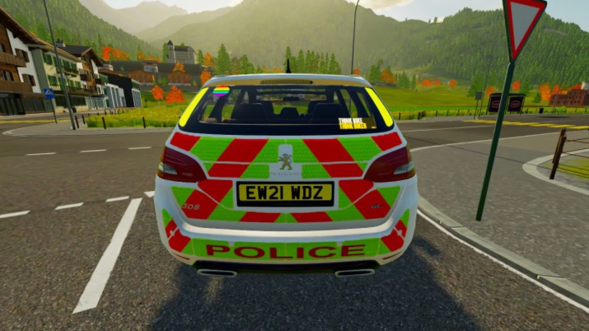 UK POLICE PEUGEOT 308 SW 2021 - Forbidden Mods - einfach verboten gut