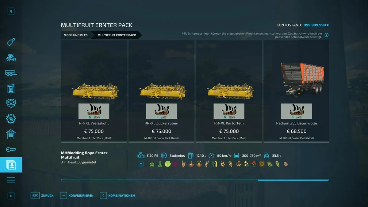 Multifruit Ernter Pack - Forbidden Mods - einfach verboten gut