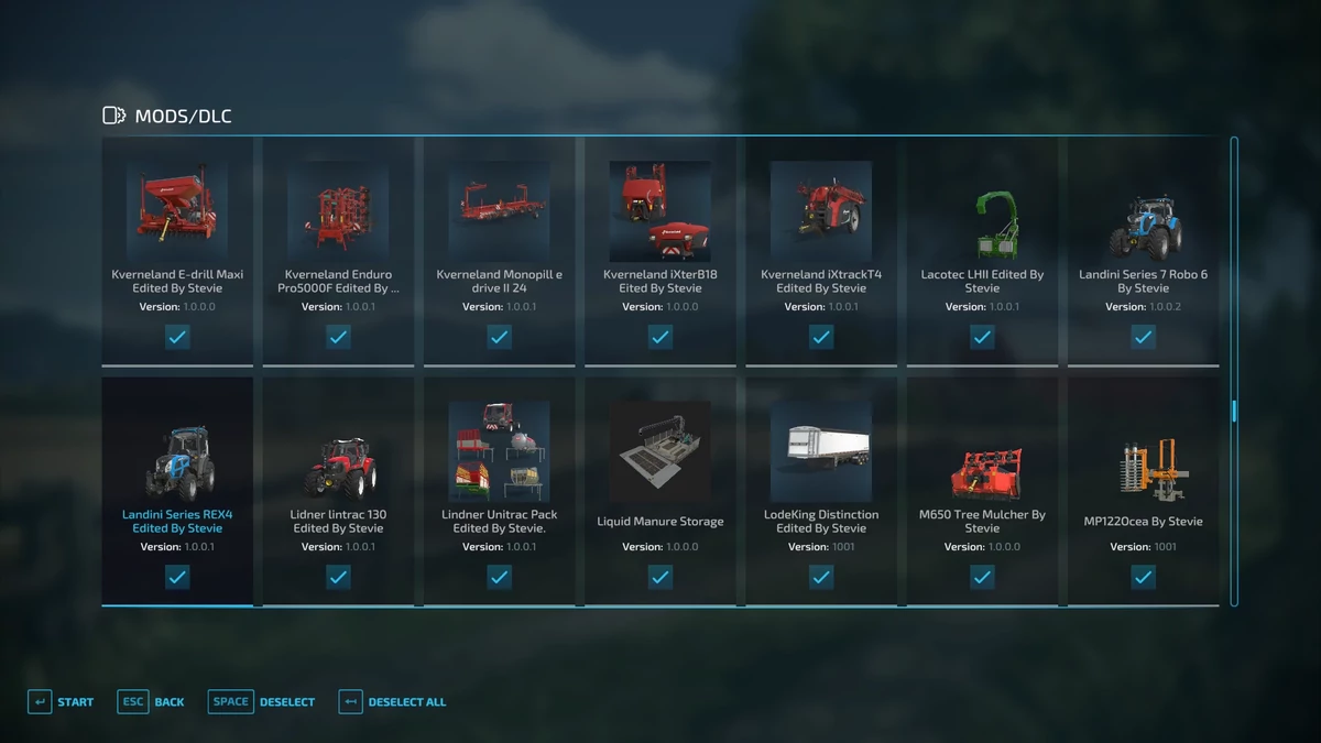 FS22 FULL MOD LIST PACK - Forbidden Mods - einfach verboten gut