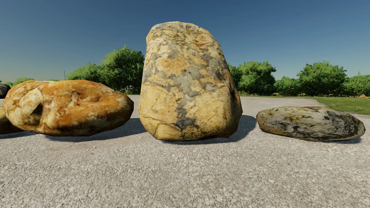 FS22 DYNAMIC CRUSHABLE ROCKS - Forbidden Mods - einfach verboten gut