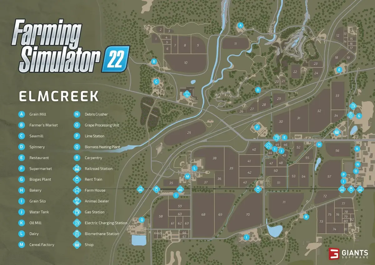 Download & Print: Alle Maps für Farming Simulator 22 - Forbidden Mods ...