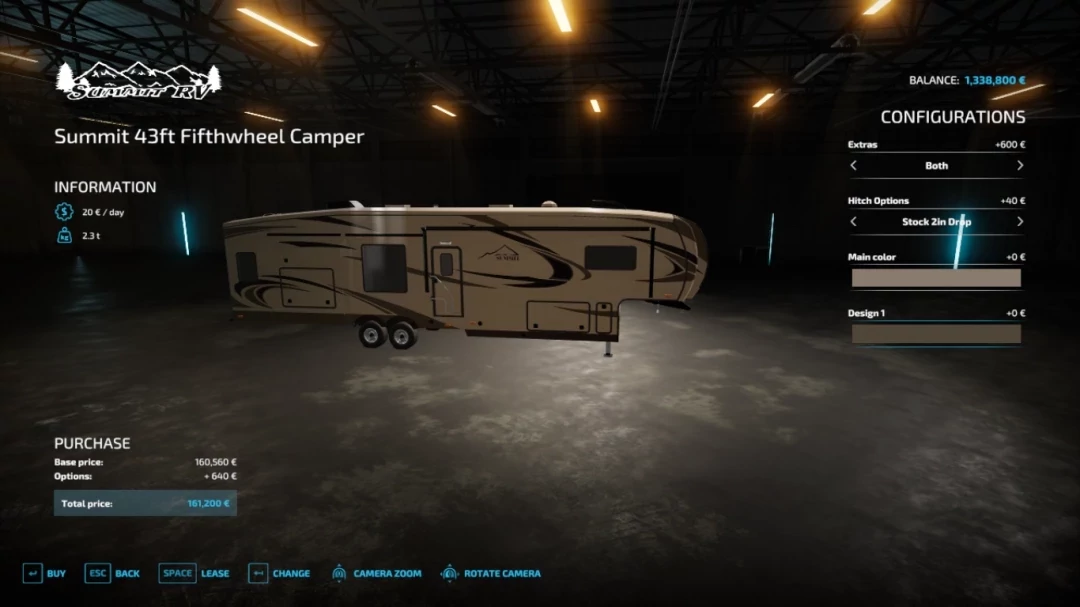 SUMMIT 43FT FIFTHWHEEL CAMPER - Forbidden Mods - einfach verboten gut