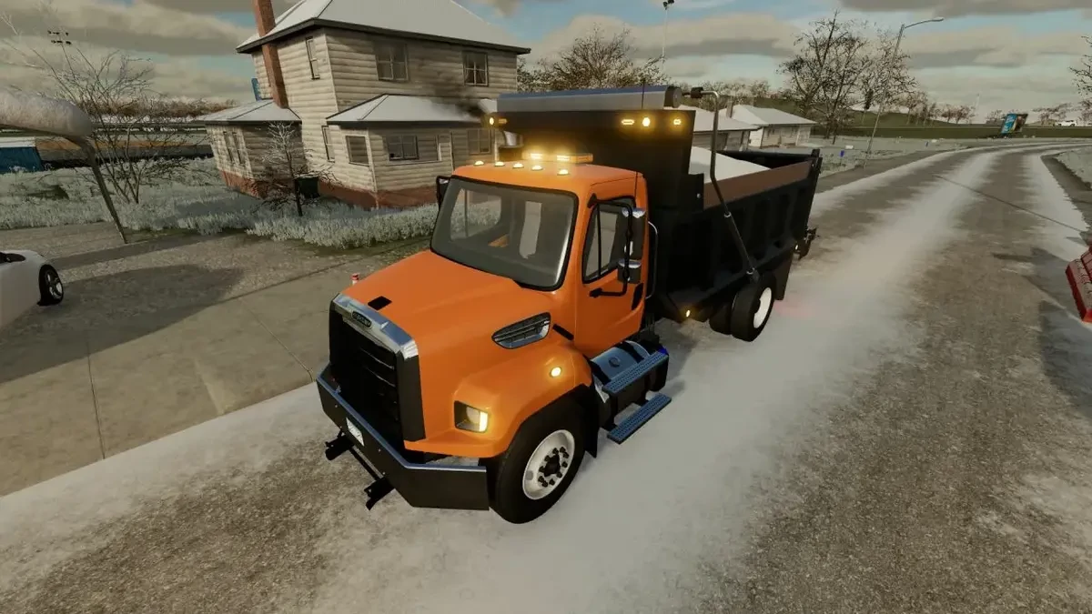 Freightliner 108SD Meyer Tailgate Salter - Forbidden Mods - einfach ...