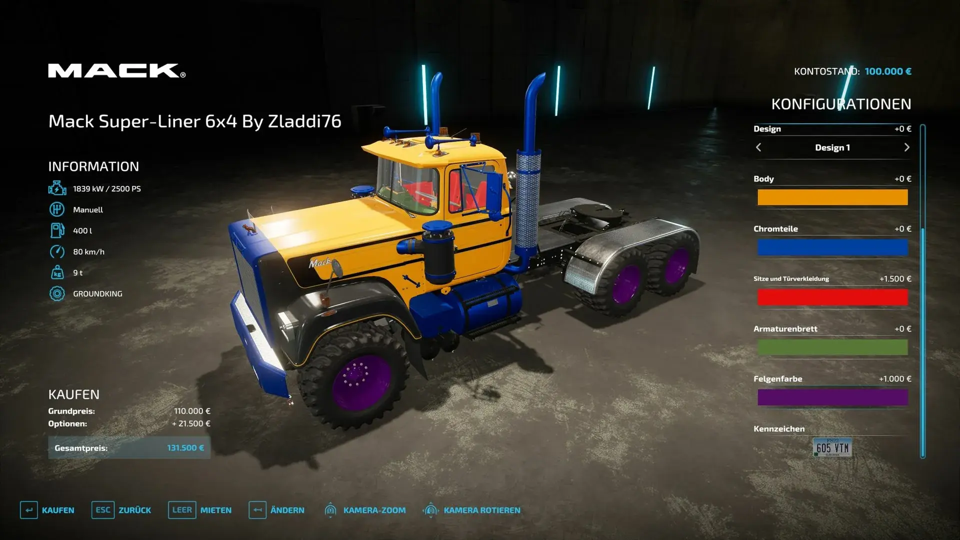 Mack Super-Liner 6x4 By Zladdi76 - Forbidden Mods - einfach verboten gut