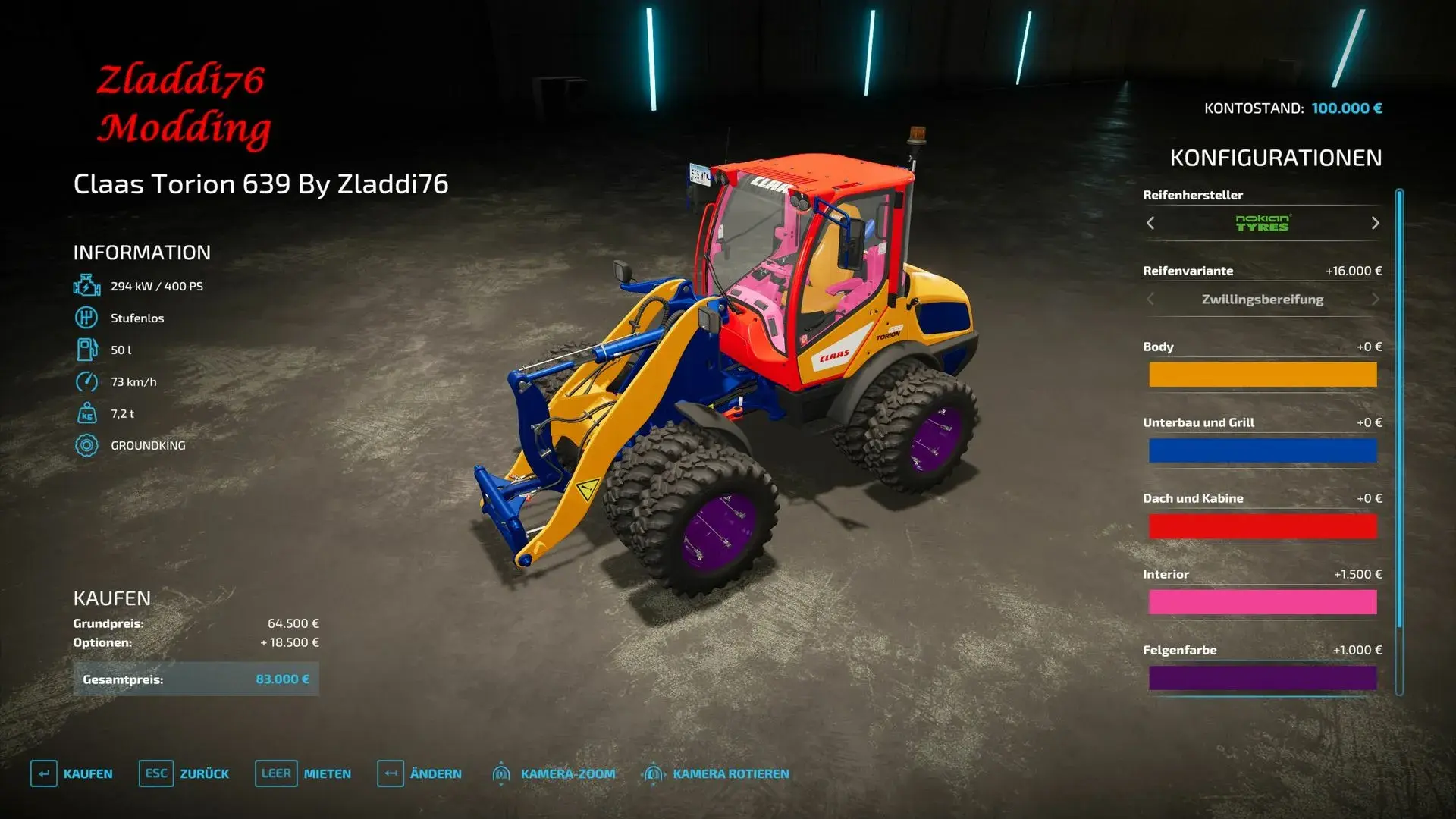 Claas Torion 639 By Zladdi76 - Forbidden Mods - einfach verboten gut