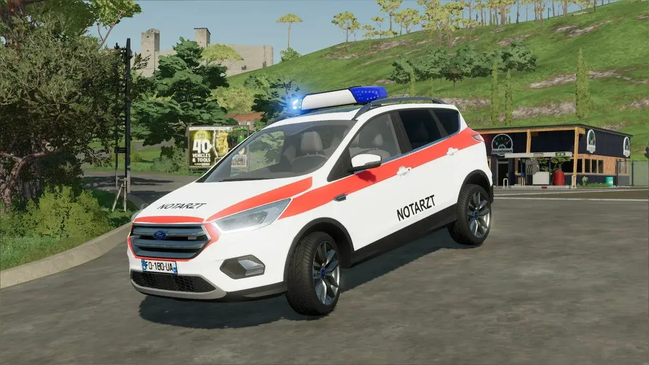 Ford Kuga Mk2f 2016 Deutscher Notarzt-Skin - Forbidden Mods - einfach ...
