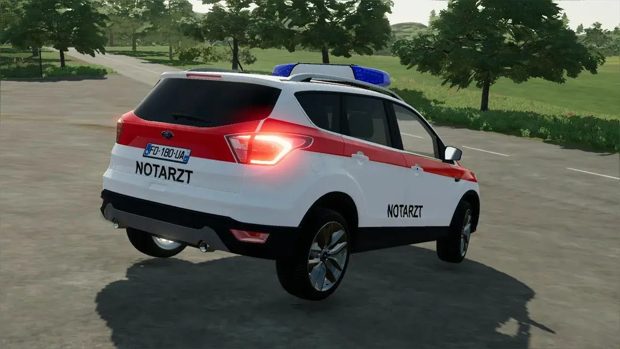 Ford Kuga Mk2f 2016 Deutscher Notarzt-Skin - Forbidden Mods - einfach ...