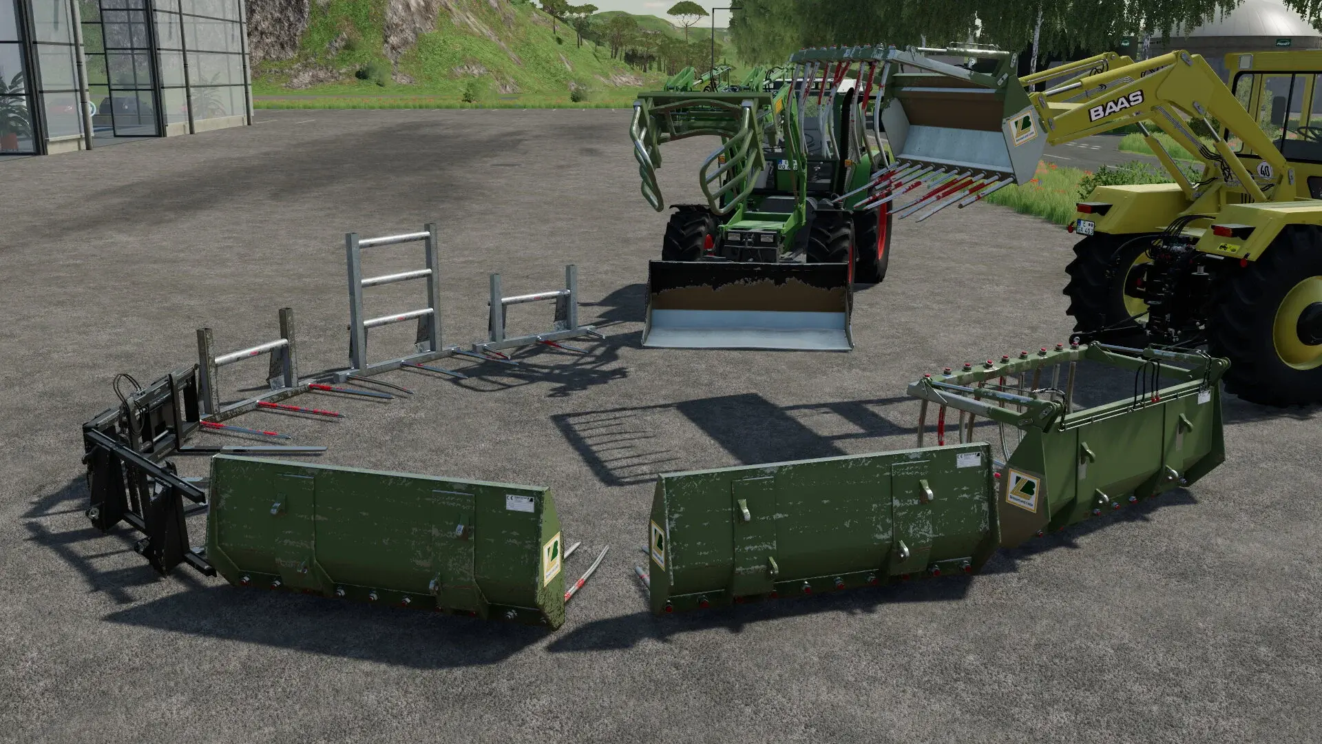 Baas Frontlader Werkzug Set - Forbidden Mods - einfach verboten gut