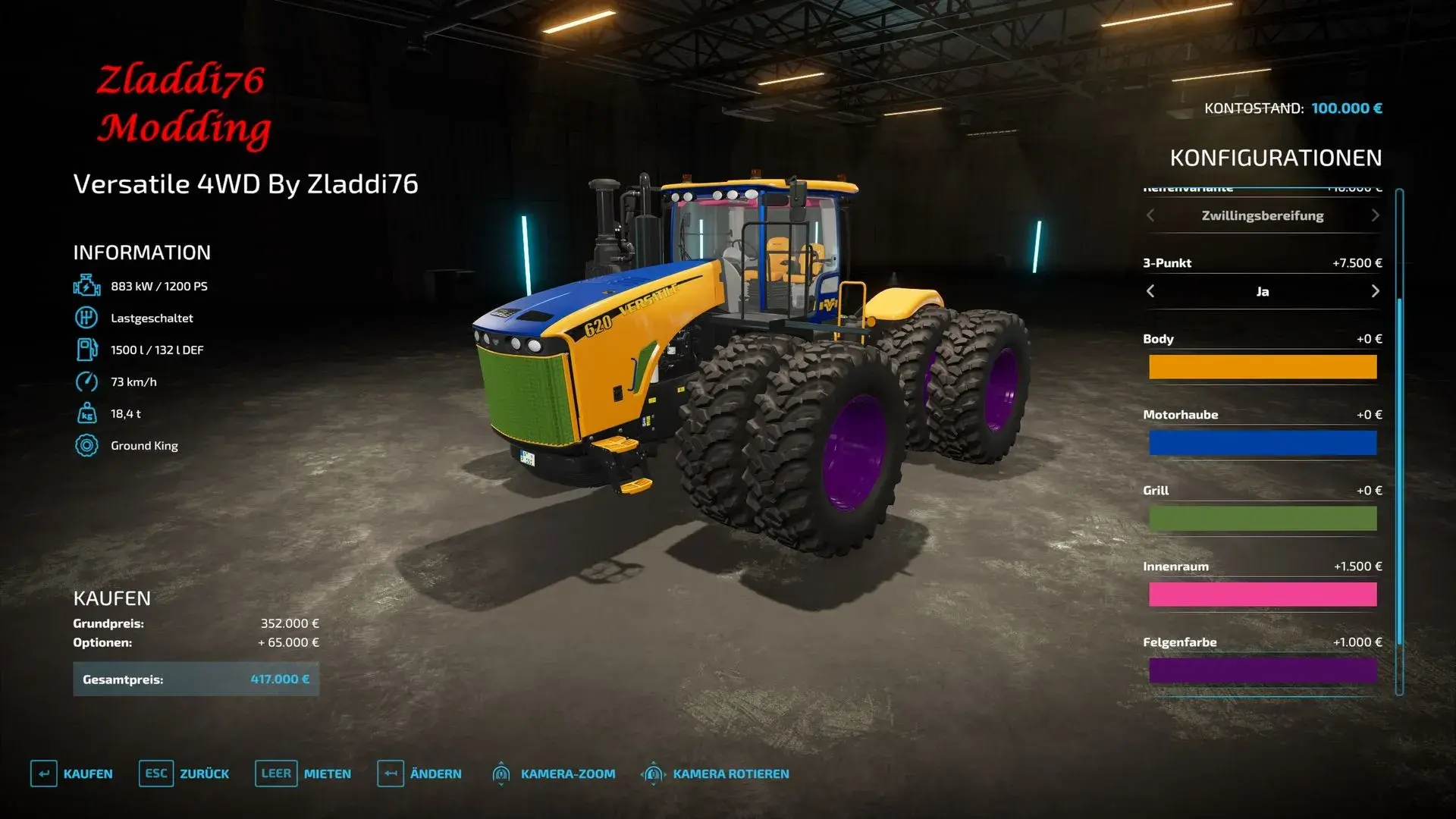 Versatile 4WD By Zladdi76 - Forbidden Mods - einfach verboten gut