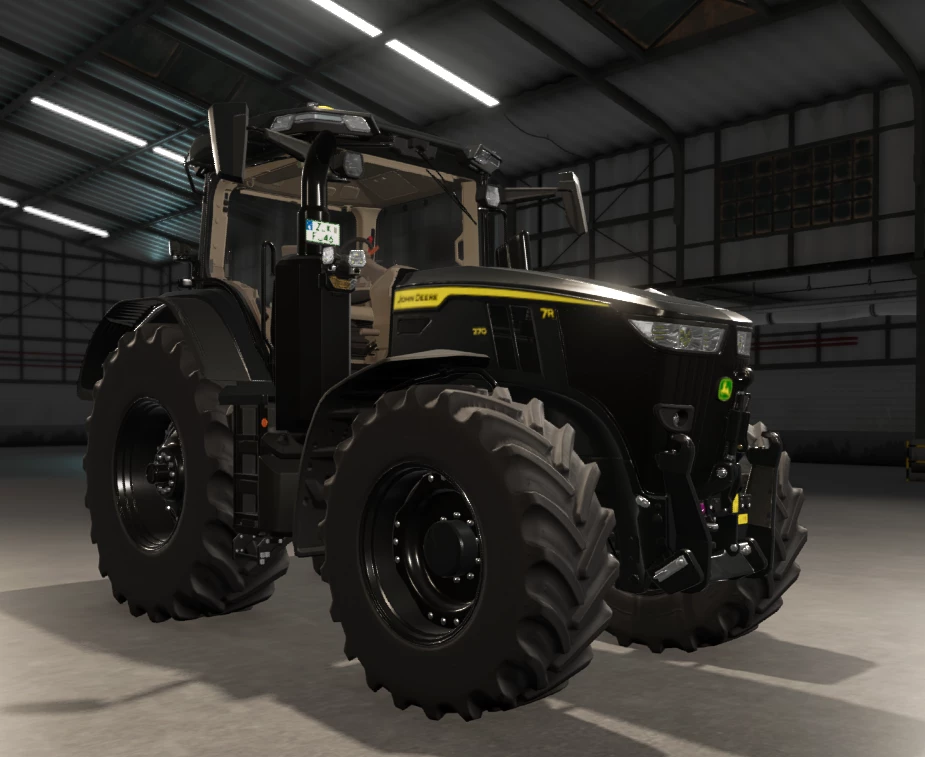 FS25 John Deere Series Black 7R - Forbidden Mods - einfach verboten gut
