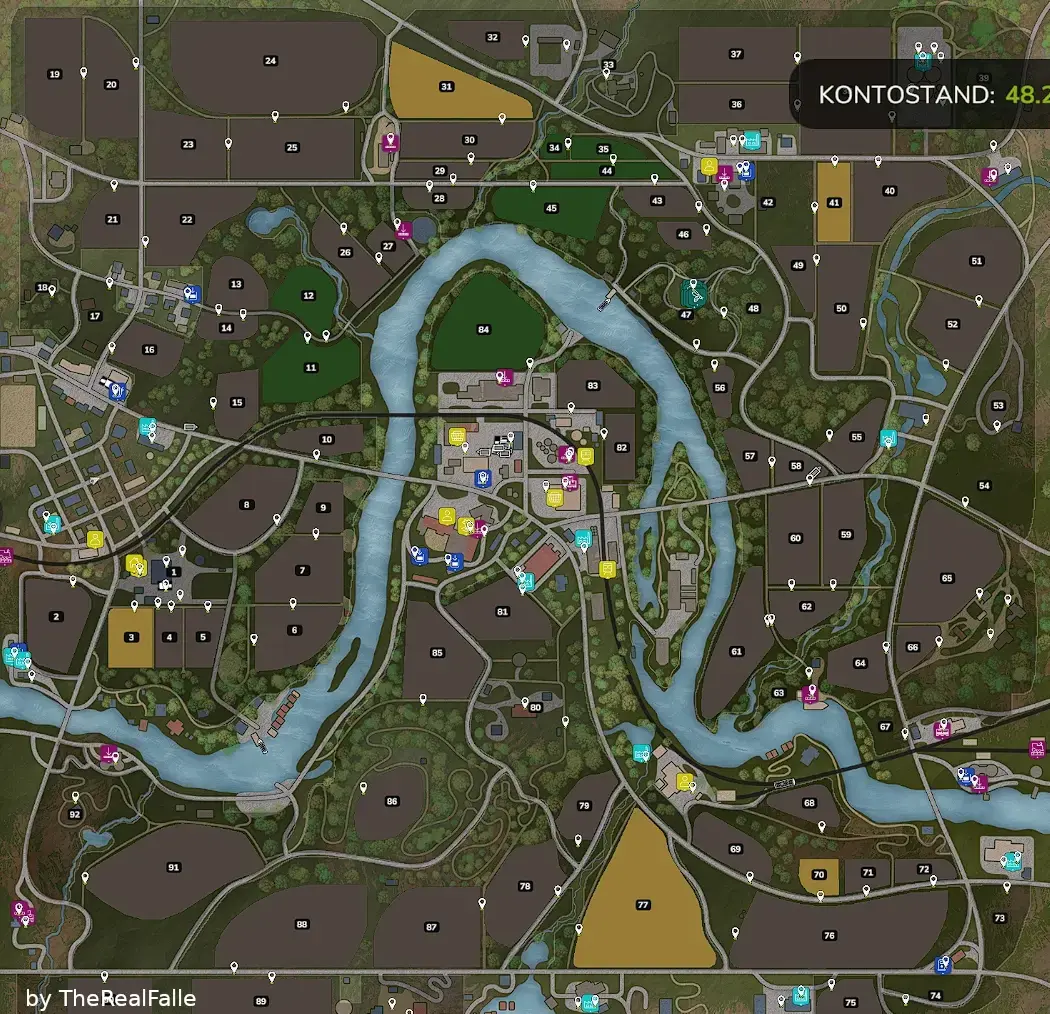 FS25 Autodrive Kurs Riverbend Springs by TheRealFalle - Forbidden Mods ...