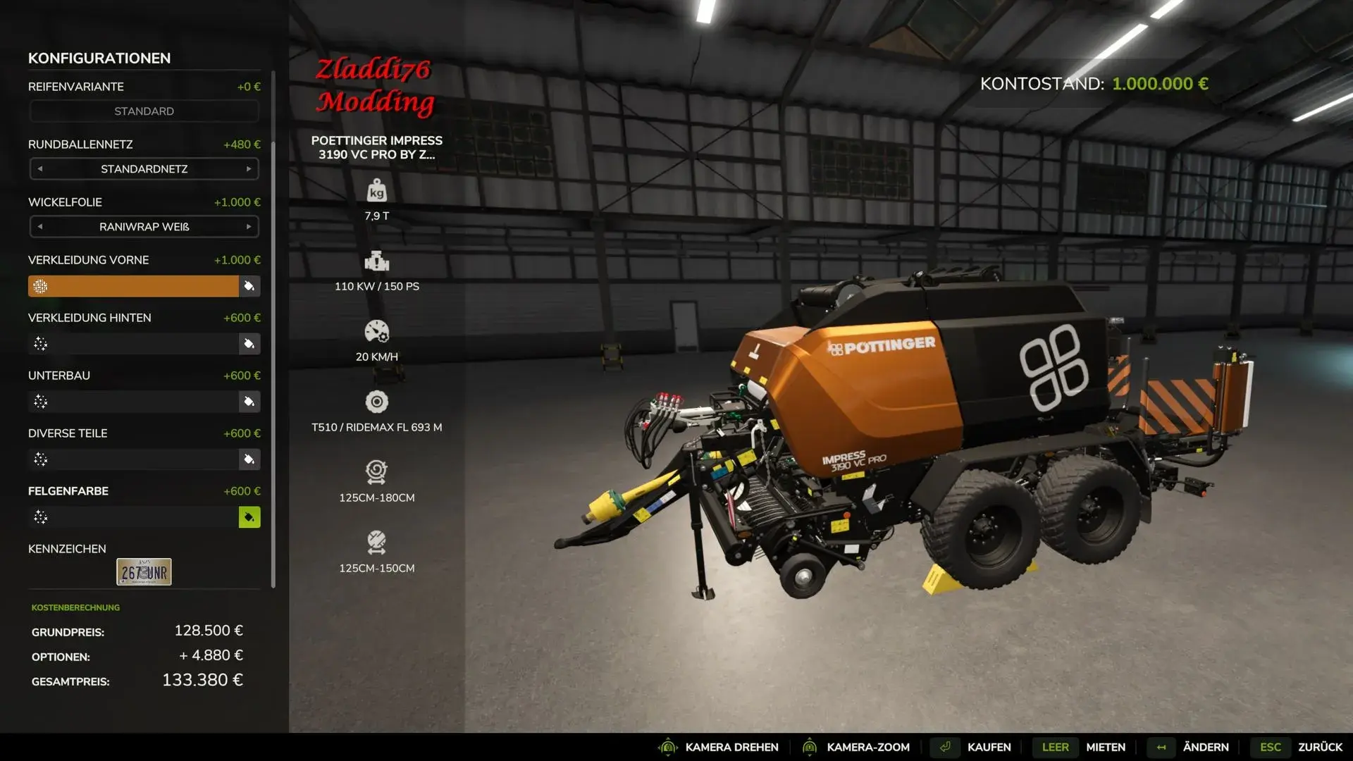 Poettinger Impress 3190 VC PRO By Zladdi76 - Forbidden Mods - einfach verboten gut