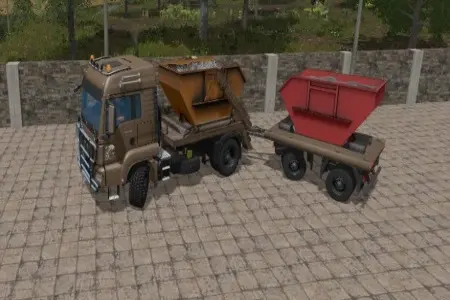 MAN Skip Truck with Container - Forbidden Mods - einfach verboten gut