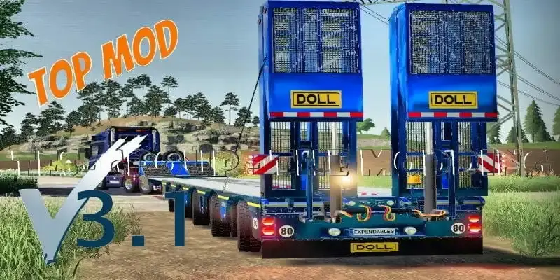 FS19 LOW LOADER DOLL TFSG - Forbidden Mods - einfach verboten gut