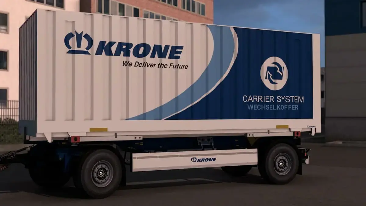 [ETS2] KRONE PROFI BOX CARRIER AZW18 ELB9 - Forbidden Mods - einfach ...