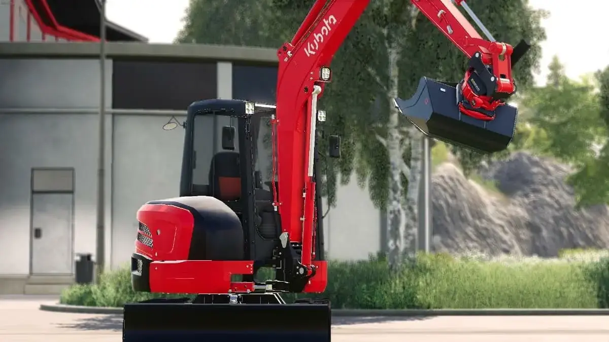 Kubota U48 with Rototilt R2 - Forbidden Mods - einfach verboten gut