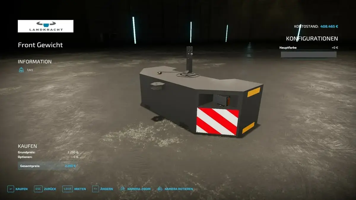 Ls22 Landkracht 1,4t Frontgewicht - Forbidden Mods - einfach verboten gut