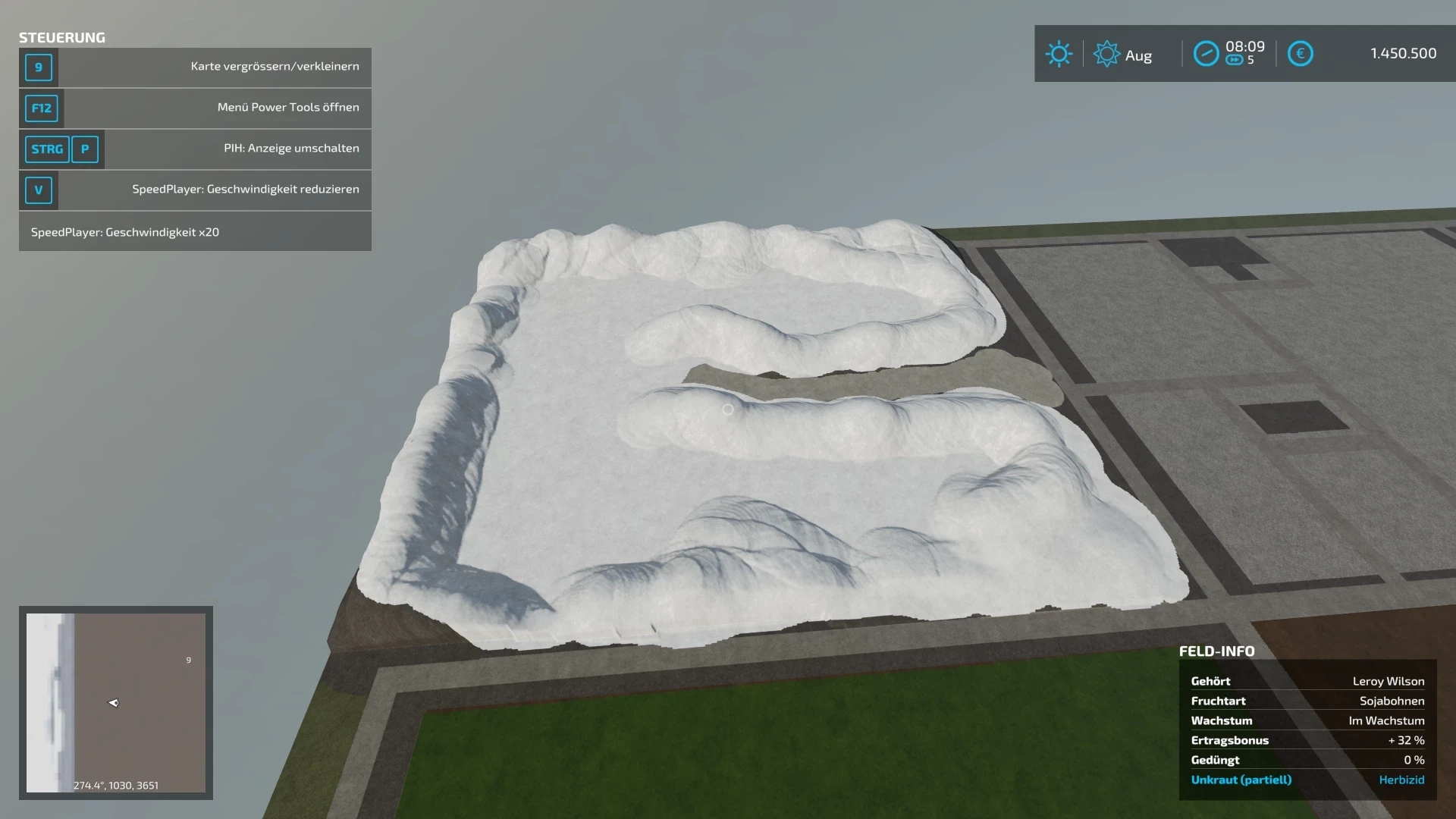 Ls22 AK Farmland Flat 4-fold Map - Forbidden Mods - einfach verboten gut