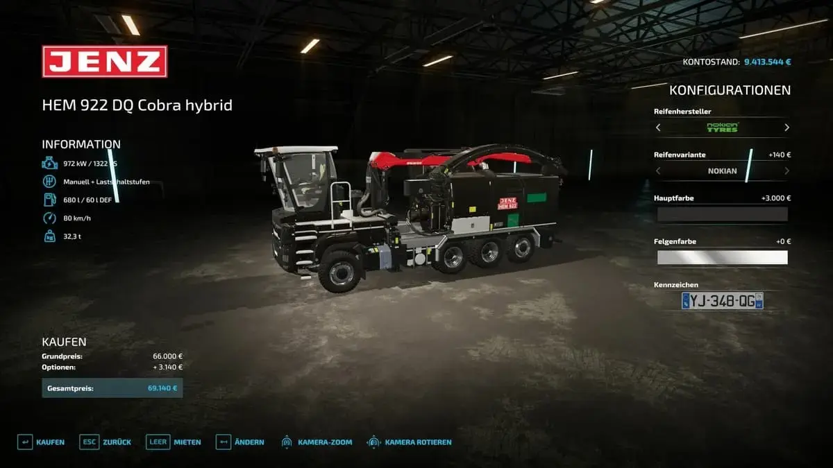 Ls22 HEM 922 DQ COBRA HYBRID - Forbidden Mods - einfach verboten gut