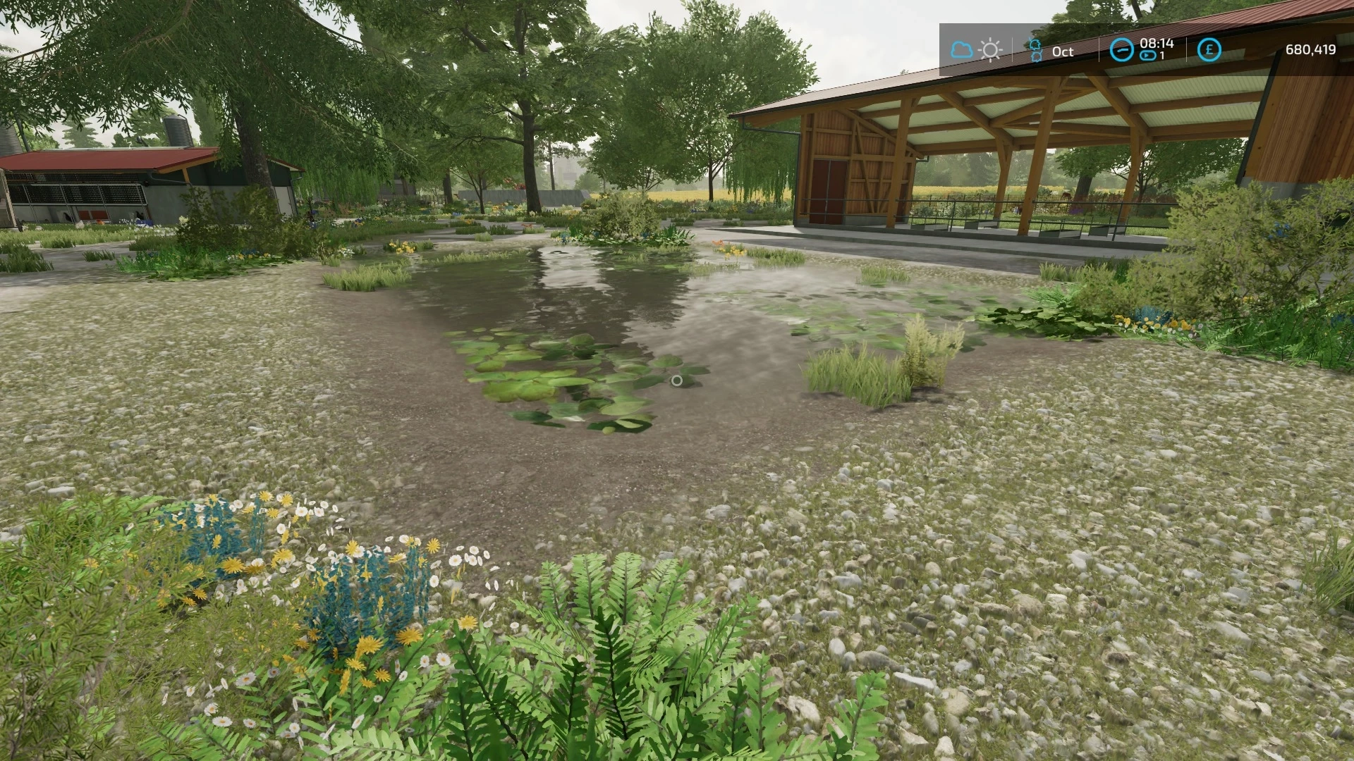 FS22 SMALL PLACEABLE POND - Forbidden Mods - einfach verboten gut