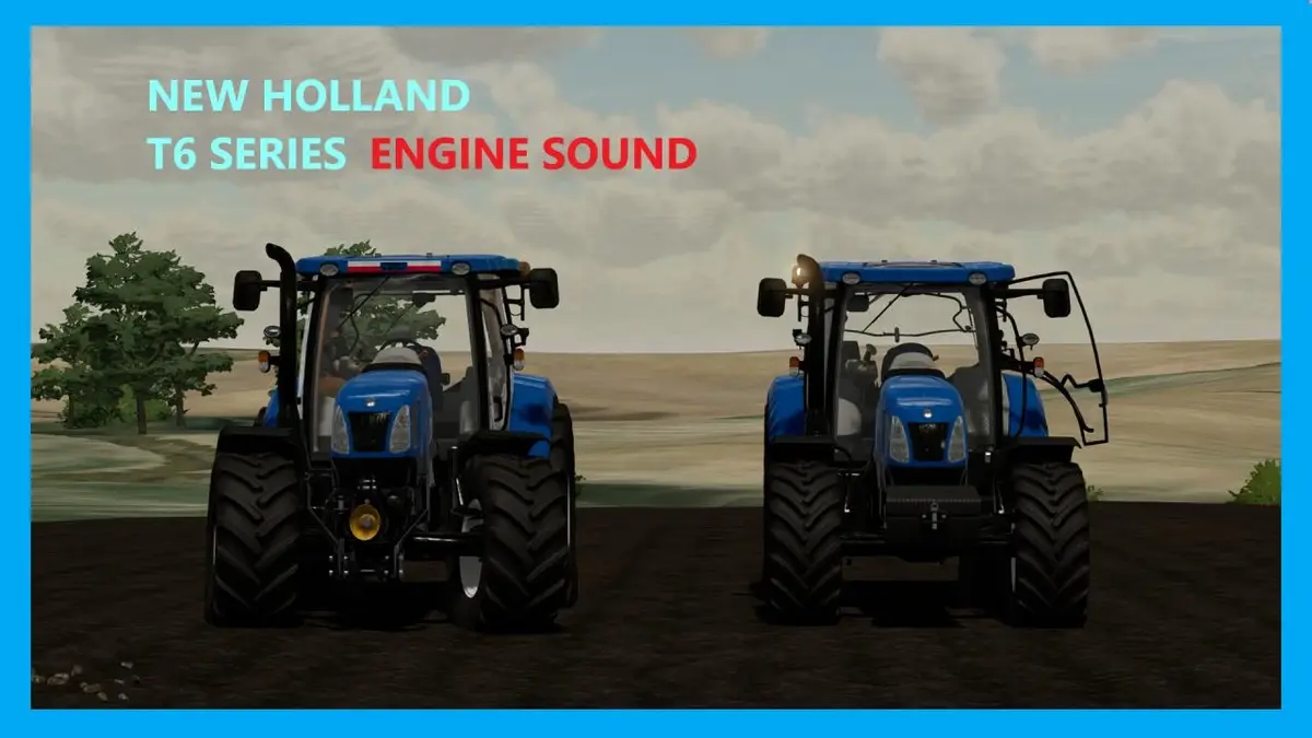 NEW HOLAND T6 OLD ENGINE SOUND - Forbidden Mods - einfach verboten gut