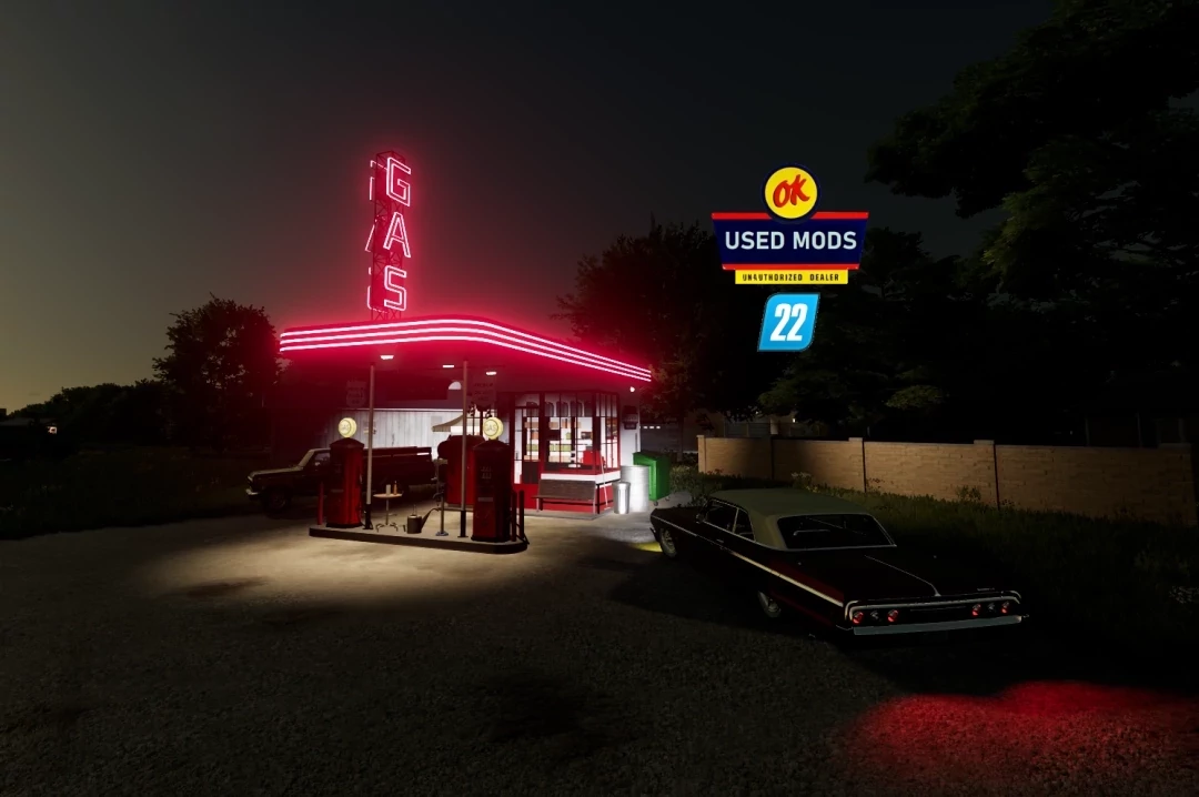 OLD RETRO GAS STATION - Forbidden Mods - einfach verboten gut