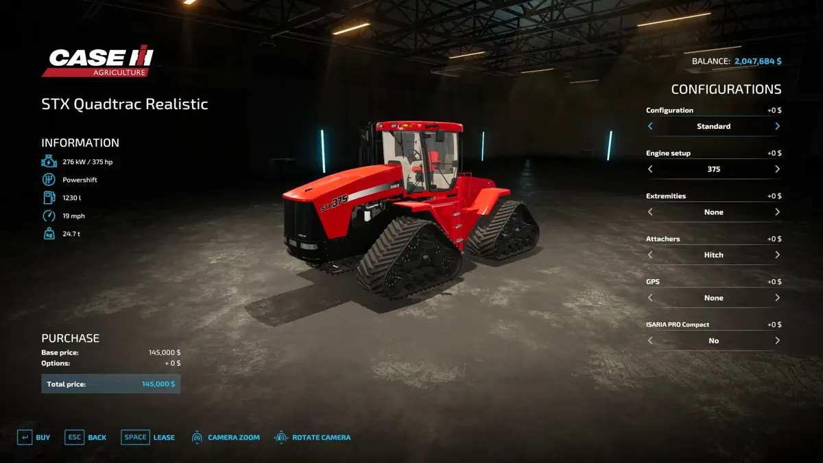CASEIH STX STEIGER TRACKED REALISTIC - Forbidden Mods - einfach ...