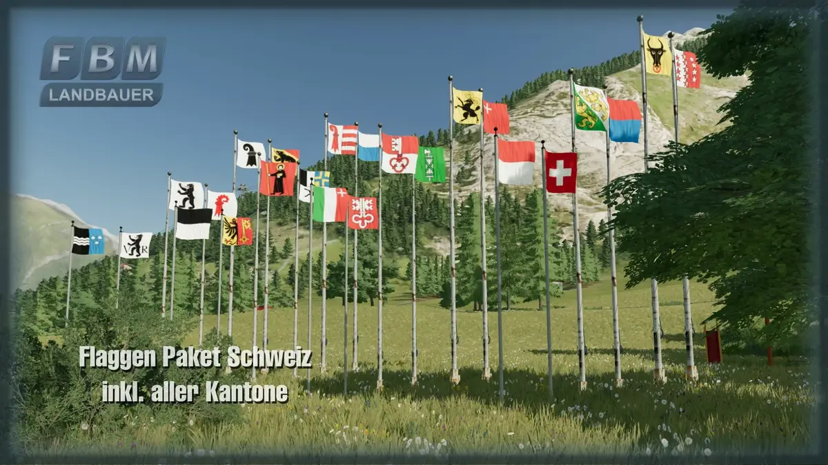 [FBM22] Flaggen Paket Schweiz - Forbidden Mods - einfach verboten gut