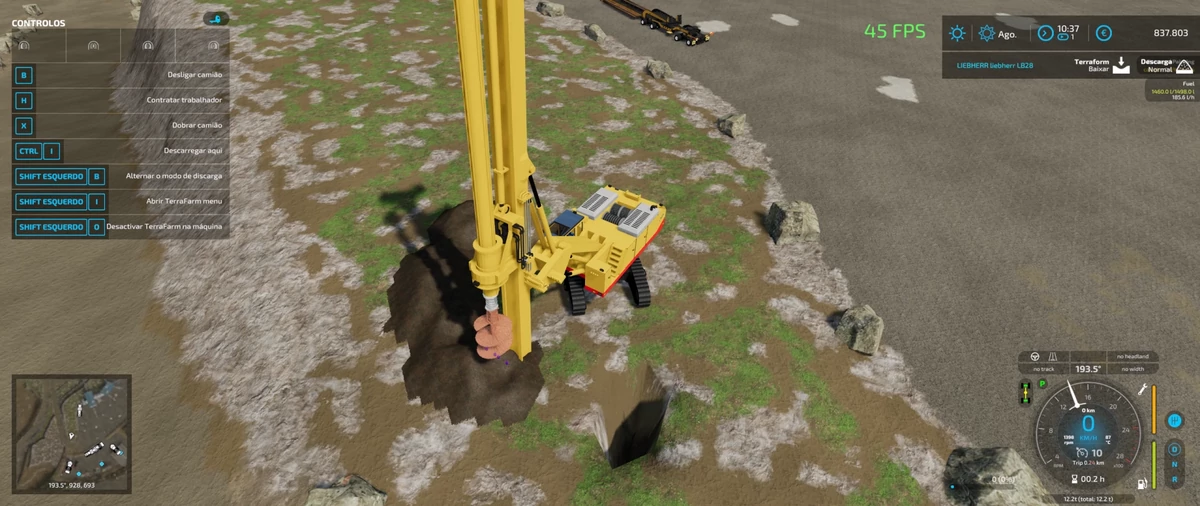 FS22 DRILLING RIG "LIEBHERR LB28" - Forbidden Mods - einfach verboten gut