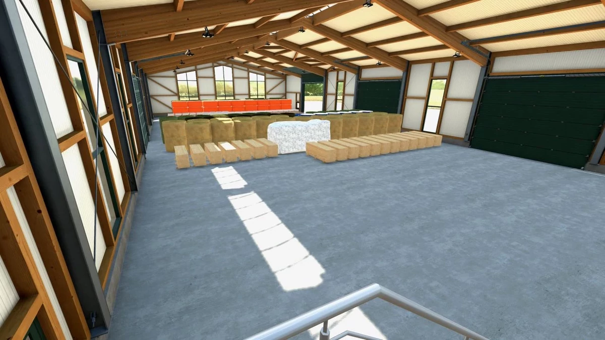 CONTRACTOR GARAGE AS BALE AND PALLET STORAGE - Forbidden Mods - einfach ...