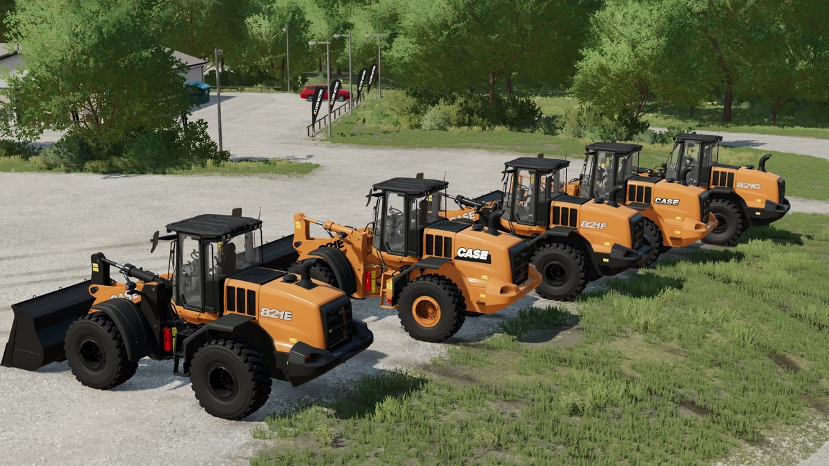 CASE 821 E / F / G LOADER PACK - Forbidden Mods - einfach verboten gut