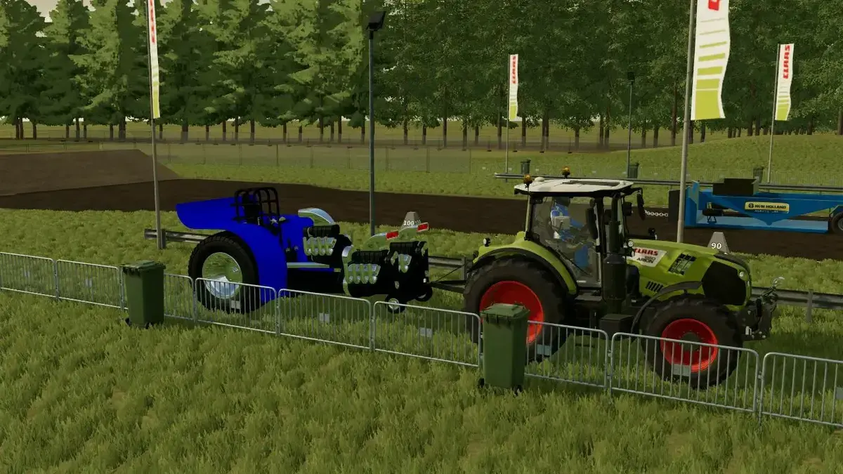 Blue Modified Pulling Tractor - Forbidden Mods - einfach verboten gut