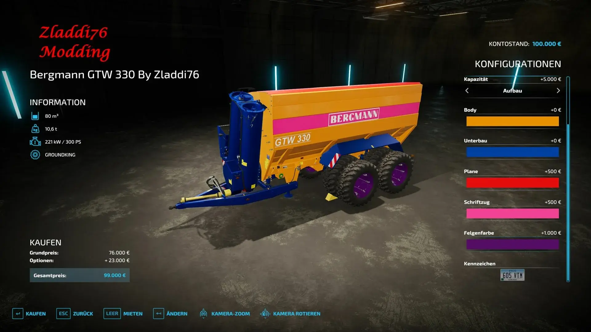 Bergmann GTW 330 By Zladdi76 - Forbidden Mods - einfach verboten gut