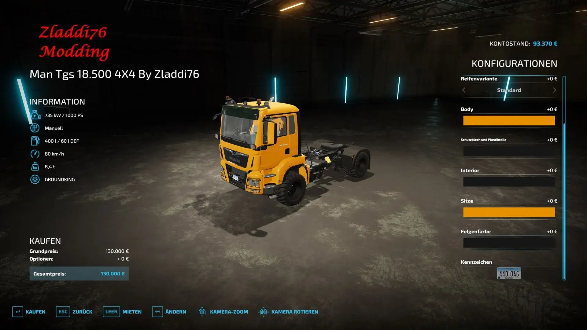 Man Tgs 18.500 4X4 By Zladdi76 - Forbidden Mods - einfach verboten gut